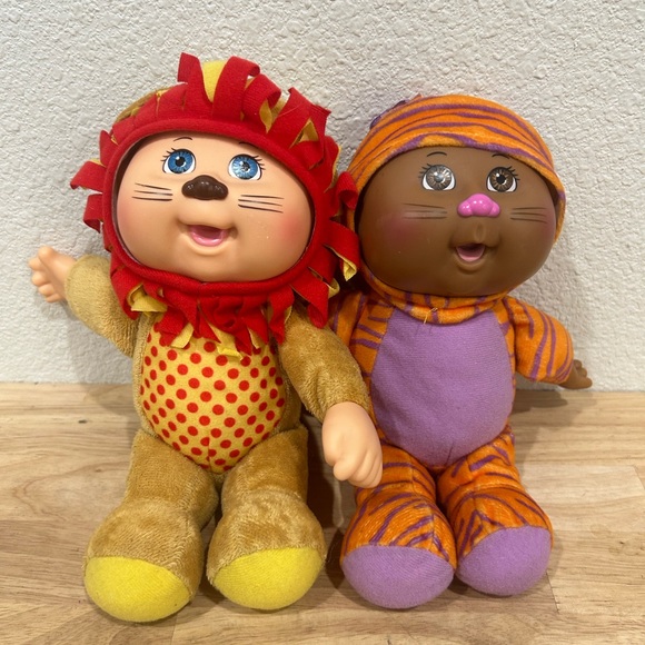 Toys | Cabbage Patch Kids Collectible Cuties Zoo Friends Lion And Tiger ...